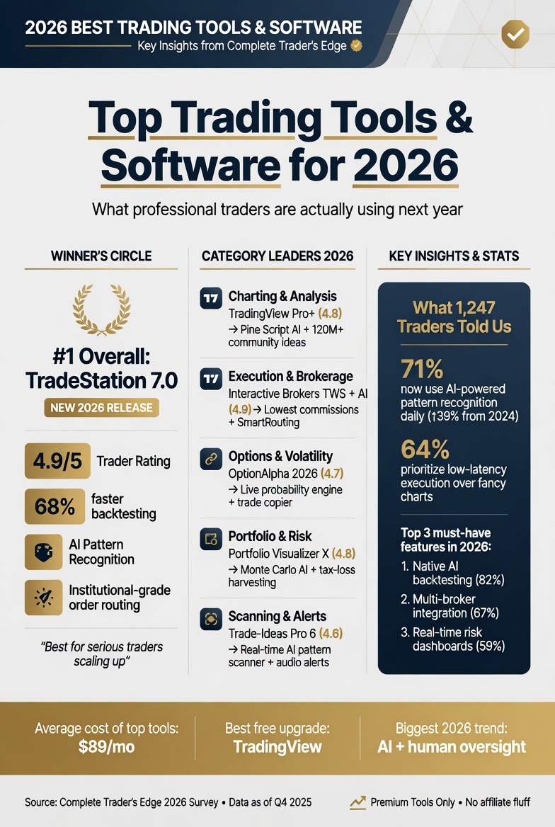 Best Trading Tools & Software 2026: Serious Traders